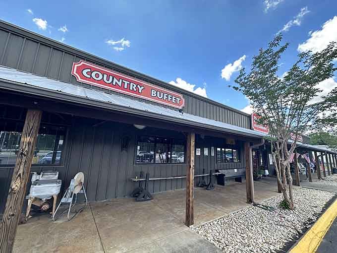 That unassuming exterior hides a Southern food paradise that'll make your taste buds sing hallelujah.