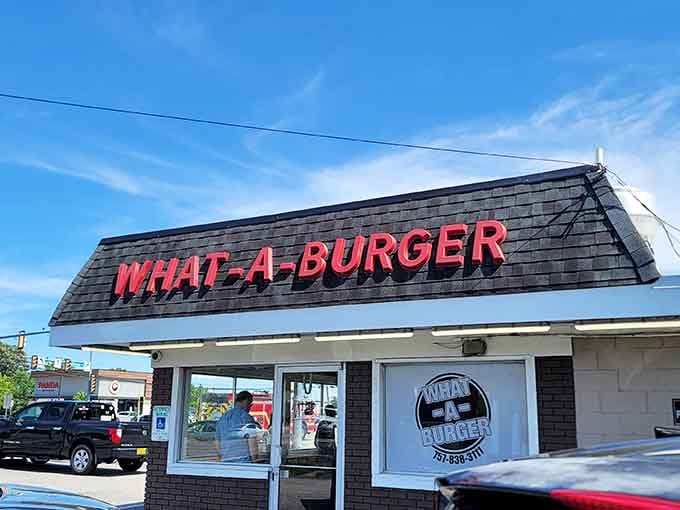 Under that distinctive sloped roof, countless burgers have been served to folks who know quality when they taste it.