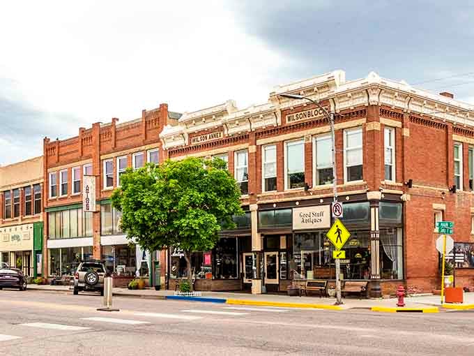 Historic Main Street Florence shows off its beautifully preserved brick buildings where shopping doesn't require a second mortgage.