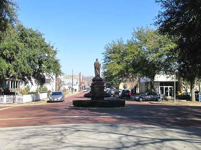 Brick streets and blue skies in Jefferson, Texas, where the pace of life finally matches your retirement plans.