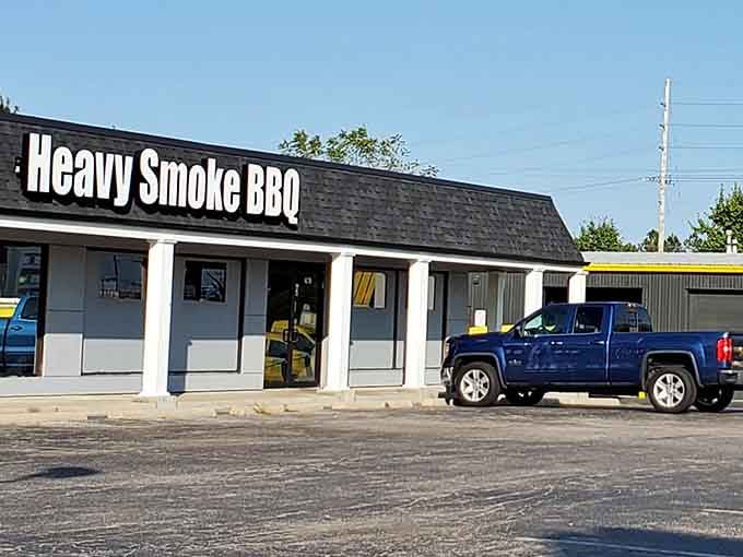 The unassuming exterior hides some of the best barbecue you'll find in Missouri, trust me on this.