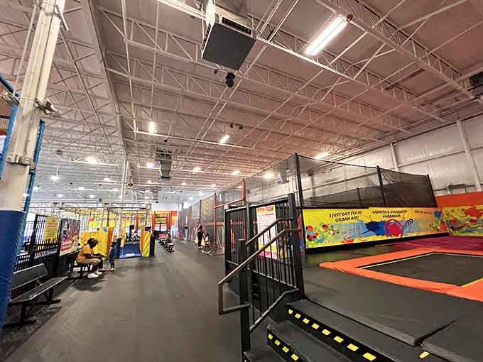 One sweeping view reveals the sheer scale of this indoor playground, proving bigger really is better sometimes.
