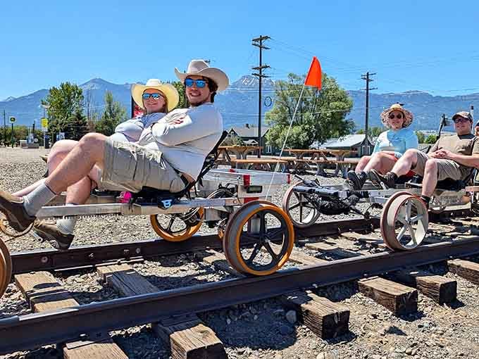 When pedal power meets railroad tracks, magic happens in the most unexpected and delightful ways.