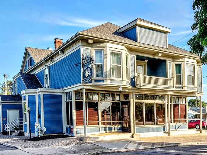 This blue Victorian beauty on a Dayton corner is basically saying, "Come inside, you won't regret it."