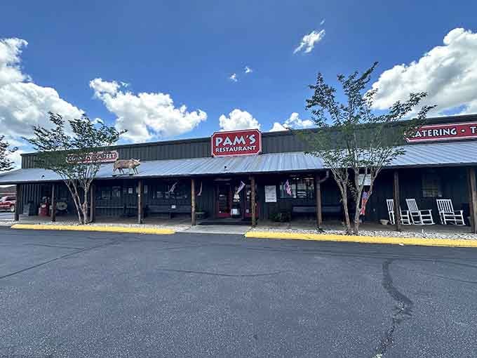 That unassuming exterior hides a Southern food paradise that'll make your taste buds sing hallelujah.