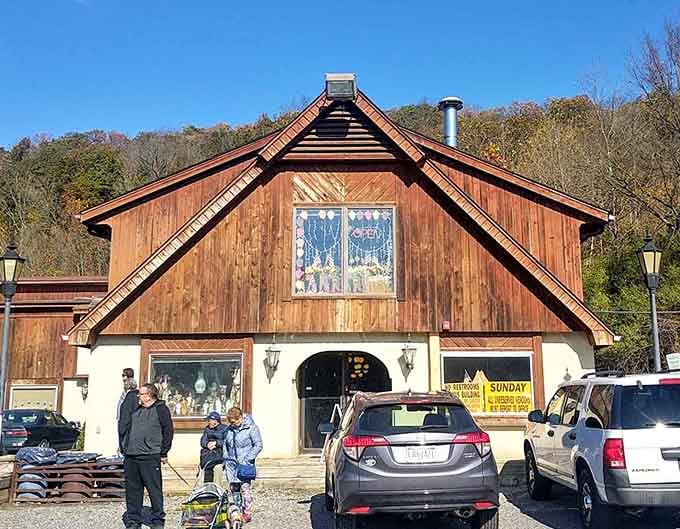 That wooden chalet exterior isn't hiding a ski lodge. It's hiding hundreds of stories waiting to be discovered.