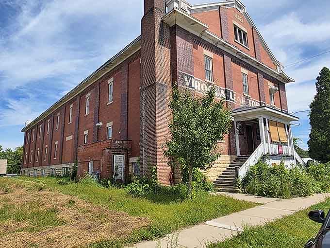 This weathered red brick building on Walnut Street holds more stories than most libraries ever dreamed of containing.