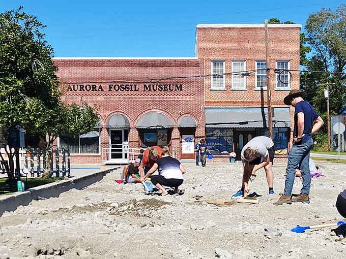 Grown adults, kids, and everyone in between, all united by the thrill of finding something ancient in the gravel.