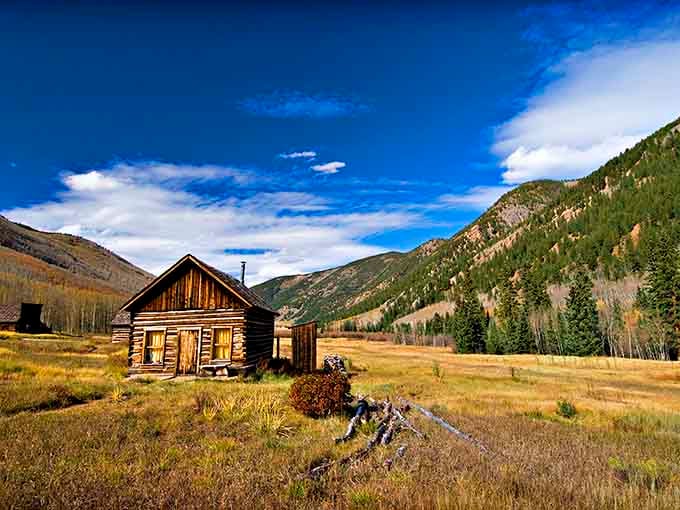 When fall decides to show off, this is what happens: nature's own gold rush painted across the mountains.