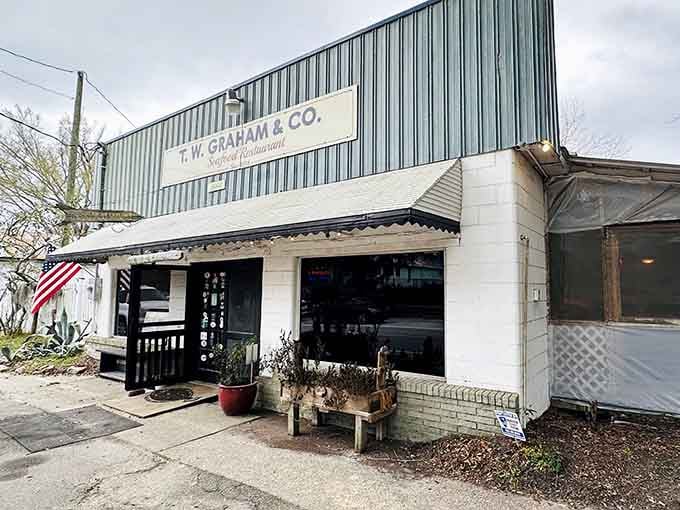 No fancy signage needed when your seafood does all the talking, McClellanville style.