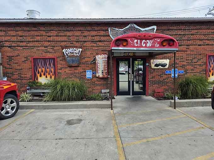 That Corvette sign isn't just welcoming you&mdash;it's revving up your appetite for what's inside.