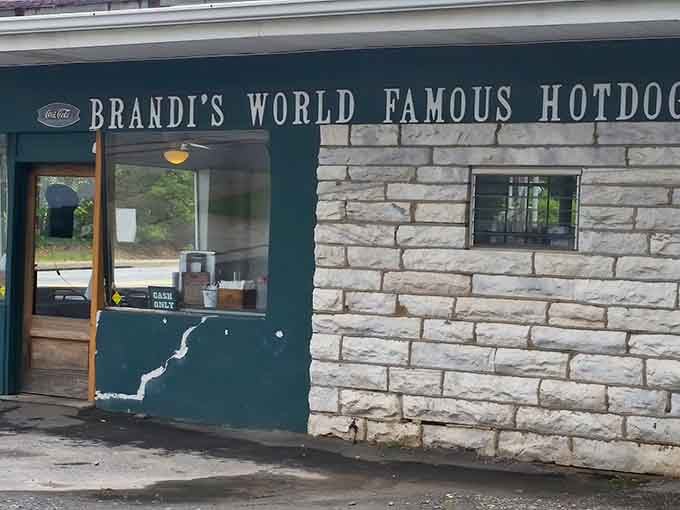 No velvet rope, no valet parking, just stone walls and a name that means business in Marietta, Georgia.