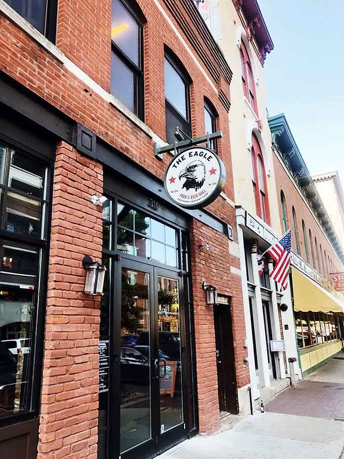 That eagle sign isn't just for show&mdash;it's a promise of Southern comfort food done right in downtown Indianapolis.