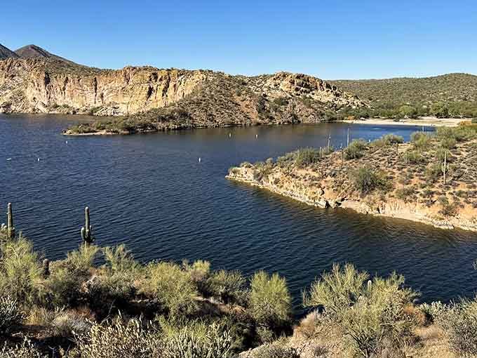When Arizona decided to do beaches, it went full drama mode with canyon walls included.