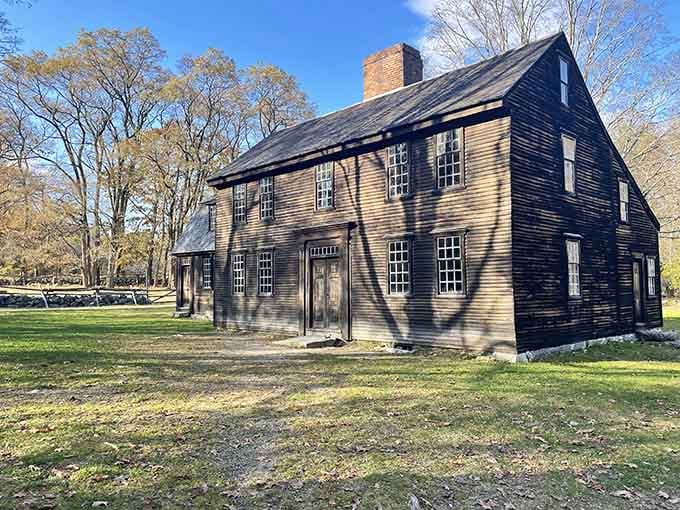 Colonial architecture that's stood the test of time, stone walls and all, waiting to tell its revolutionary tale.