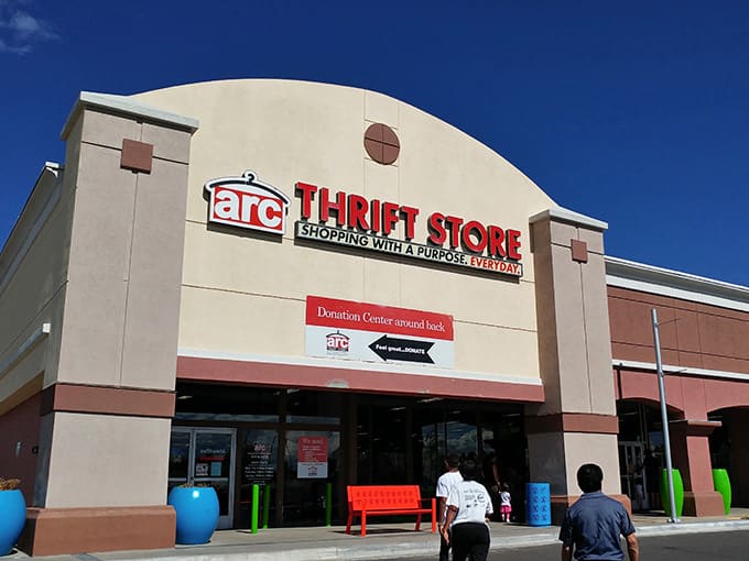That distinctive arc sign beckons bargain hunters like a lighthouse guides ships to shore&mdash;your treasure hunt starts here.