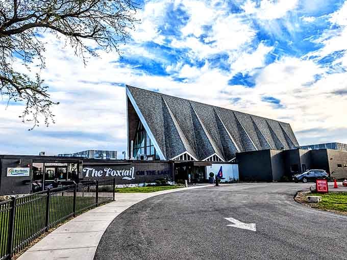 That roofline isn't showing off, it's just built that way, and honestly, same.