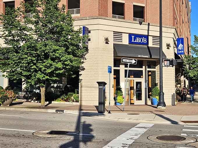 That blue sign on Ottawa Avenue means one thing: seriously good seafood is waiting inside.