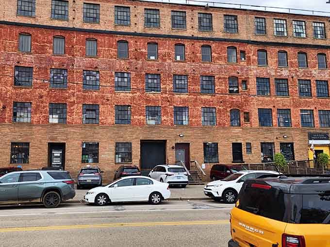 This gorgeous historic brick building in Grand Rapids is hiding an incredible treasure trove of vintage finds inside!