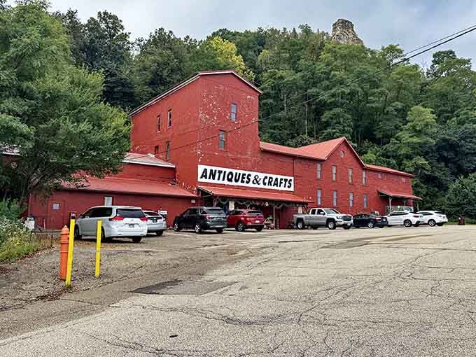 That big red building isn't hiding anything, except maybe everything you've been looking for.