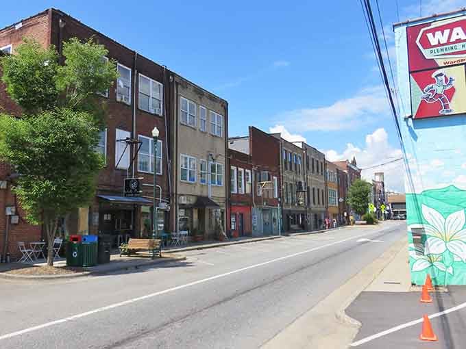 Main Street Sylva looks like someone pressed pause on the best parts of small-town America before chains arrived.