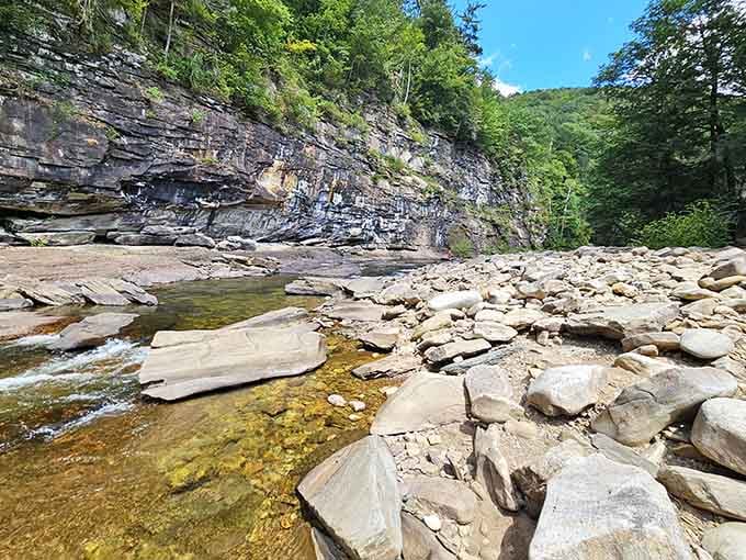 Towering rock walls and crystal-clear water, Pennsylvania has been holding out on us this whole time.