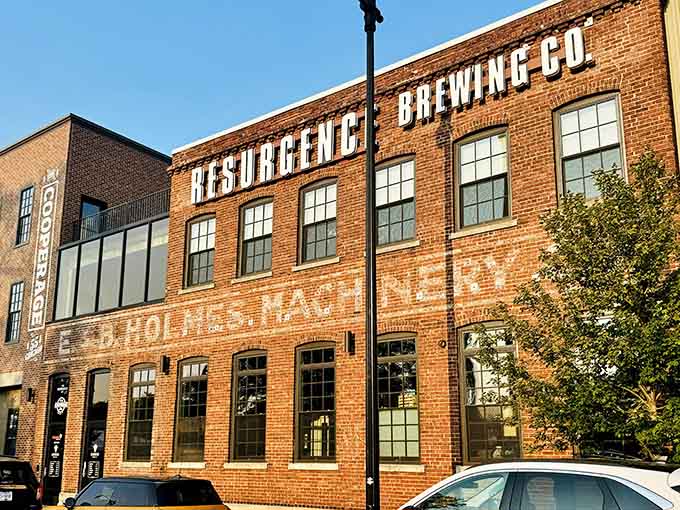 That red brick facade isn't just pretty, it's a love letter to Buffalo's industrial soul made architectural.