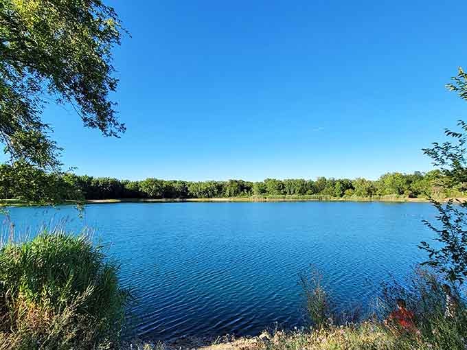That lake view hits different when you realize paradise was hiding in your own backyard all along.