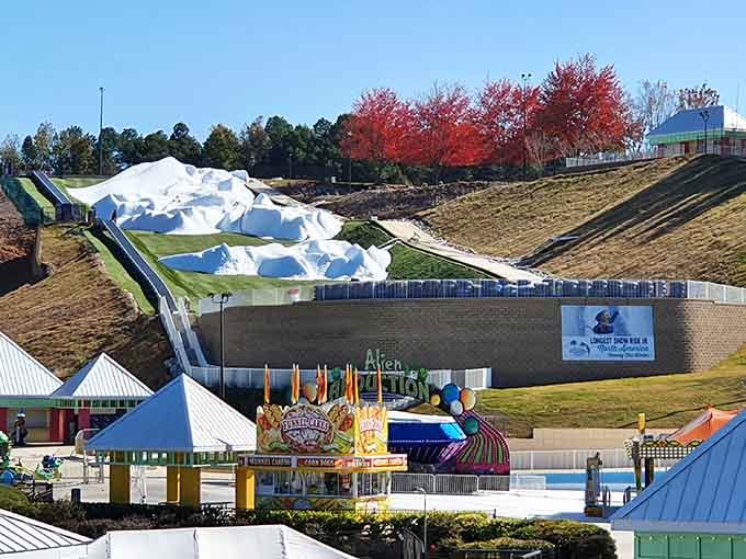 When Georgia decides to do winter fun, it goes all in with what appears to be the longest snow ride in North America.