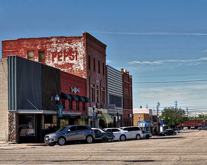 Downtown La Junta wears its history proudly on weathered brick facades that have witnessed a century of stories.