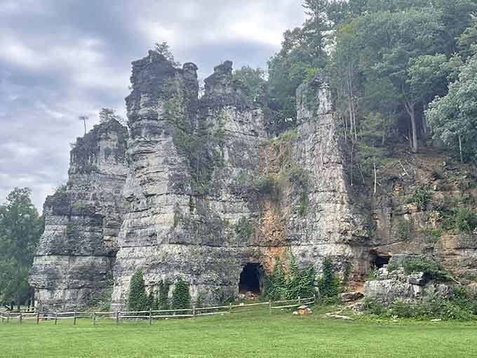 Those limestone towers rising 120 feet aren't special effects, they're the real deal waiting in your backyard.