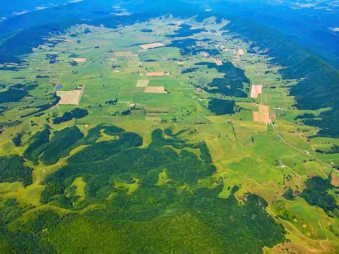 This is what happens when a mountain decides to become a valley and creates Virginia's most stunning secret.