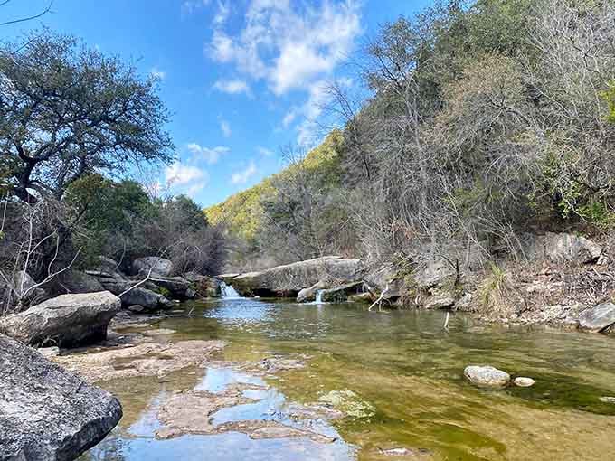 Two waterfalls, one creek, zero reasons to stay home. Austin's best-kept secret awaits.