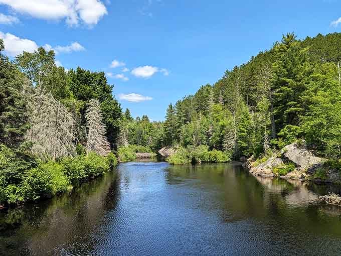 When the sky decides to show off at Van Riper State Park, the lake becomes a mirror for nature's greatest hits.