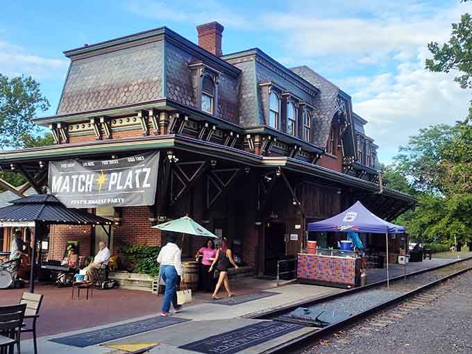 A Victorian-era brick beauty in Bethlehem, Pennsylvania, proving that great meals often hide inside history's best buildings.