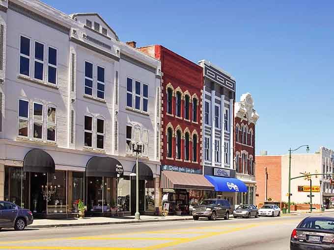 Historic Noble Street proves that Anniston's bones are beautiful, with ornate facades money simply can't replicate.