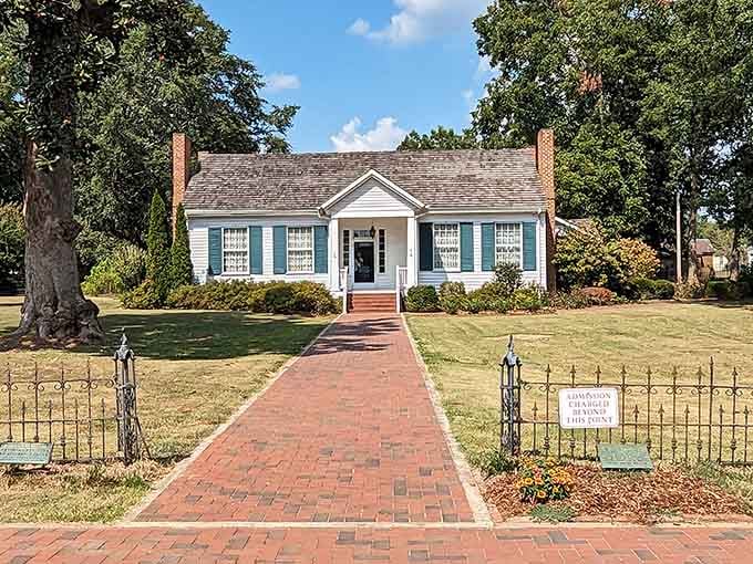 Through that iron gate and up the brick path, history is waiting to shake your hand.