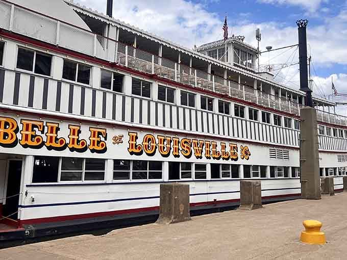 She's been turning heads on the Ohio River for over a century, and honestly, who can blame anyone for staring.