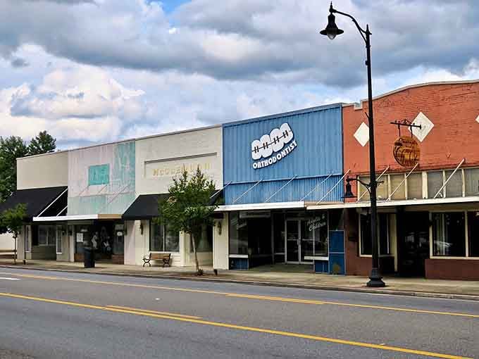 Downtown architecture that proves charm doesn't need a million-dollar price tag attached.