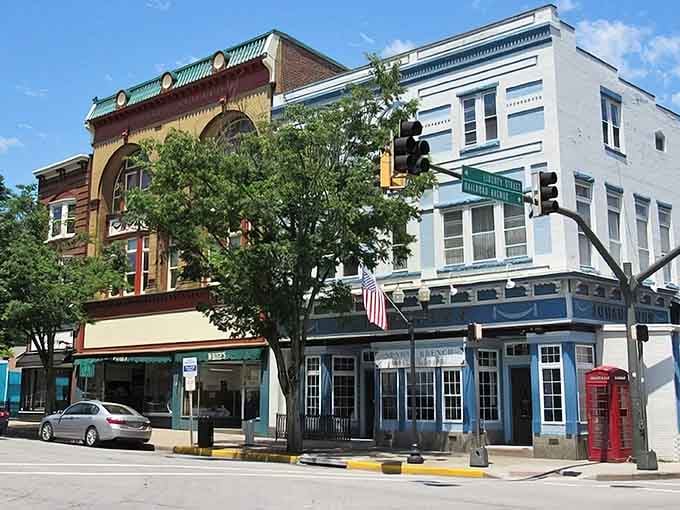 Westminster's Main Street proves that small towns still know how to dress for the occasion, beautifully.