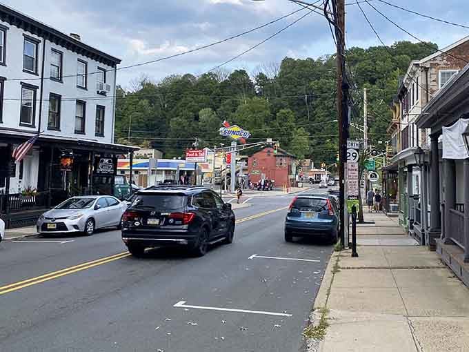 Lambertville's main street proves that New Jersey's best-kept secrets don't need a highway billboard to find them.