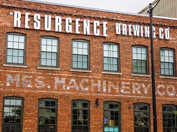 That red brick facade isn't just pretty, it's a love letter to Buffalo's industrial soul made architectural.