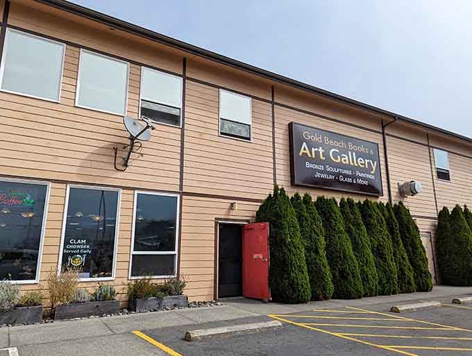 Books, bronze sculptures, paintings, jewelry, glass, and more, Gold Beach Books & Art Gallery truly has something wonderful for everyone!