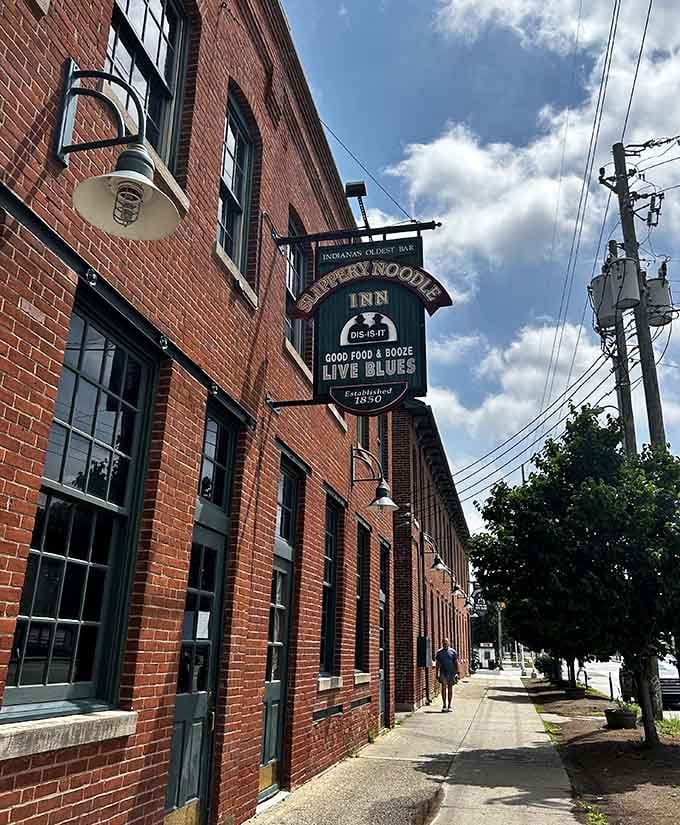 Indiana's oldest bar stands proud on South Meridian Street, where every brick has a story worth hearing.