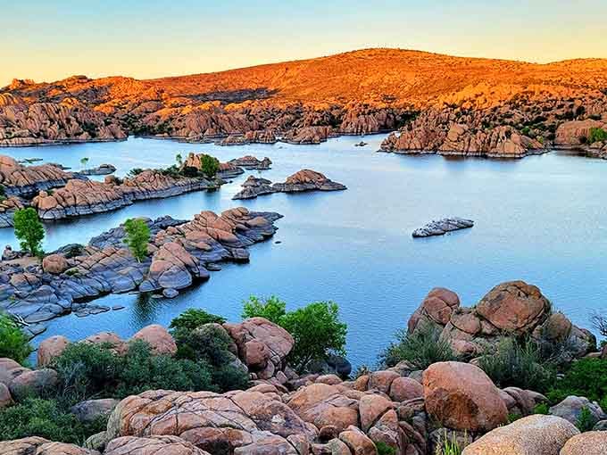 Nature's masterpiece on full display, Watson Lake Park proves Arizona has been holding out on us.
