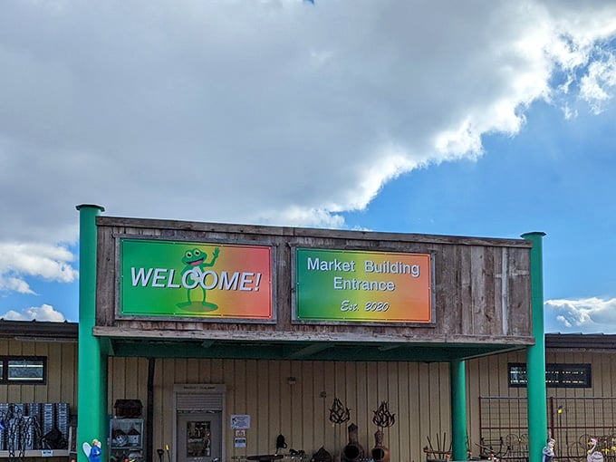 That welcoming orange and green gateway promises treasures beyond, and trust me, it delivers on every single promise.