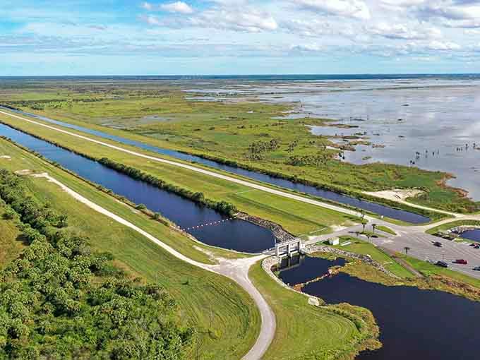 When nature decides to show off, this is what happens&mdash;endless wetlands meeting endless sky in perfect harmony.
