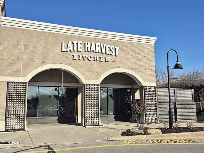 That bold signage against a crisp blue sky is basically the universe saying, "Turn here, friend."
