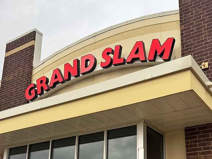 Grand Slam in Burnsville, Minnesota, where the sign out front is basically a promise that fun lives here.