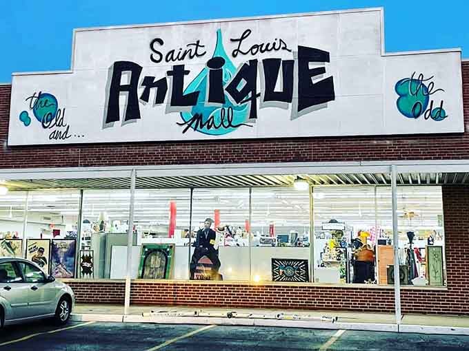 That bold hand-painted sign isn't just a landmark, it's a promise of thousands of affordable finds waiting inside.